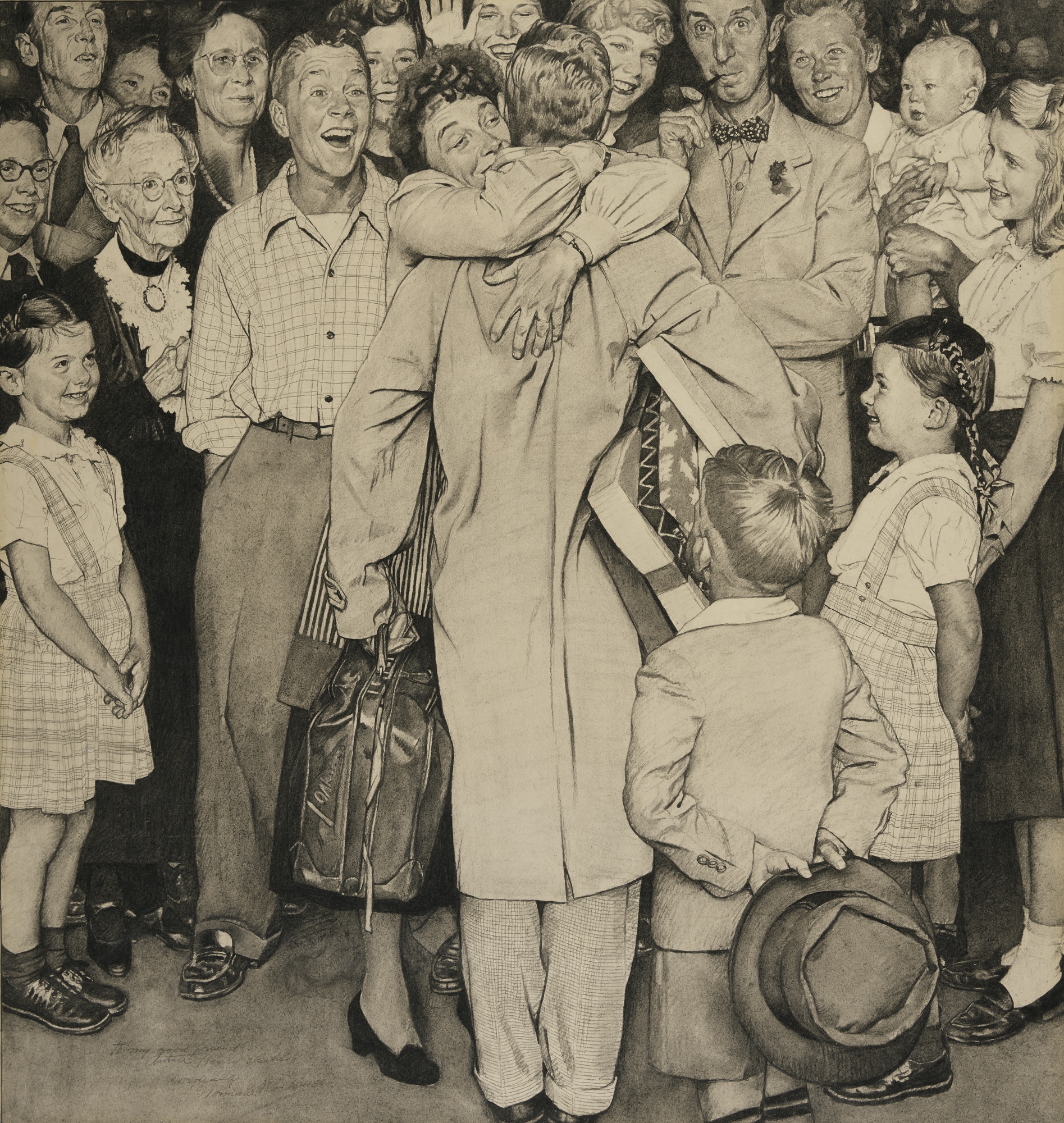 Norman Rockwell's Touching Ode to His Family & Friends | American Art ...