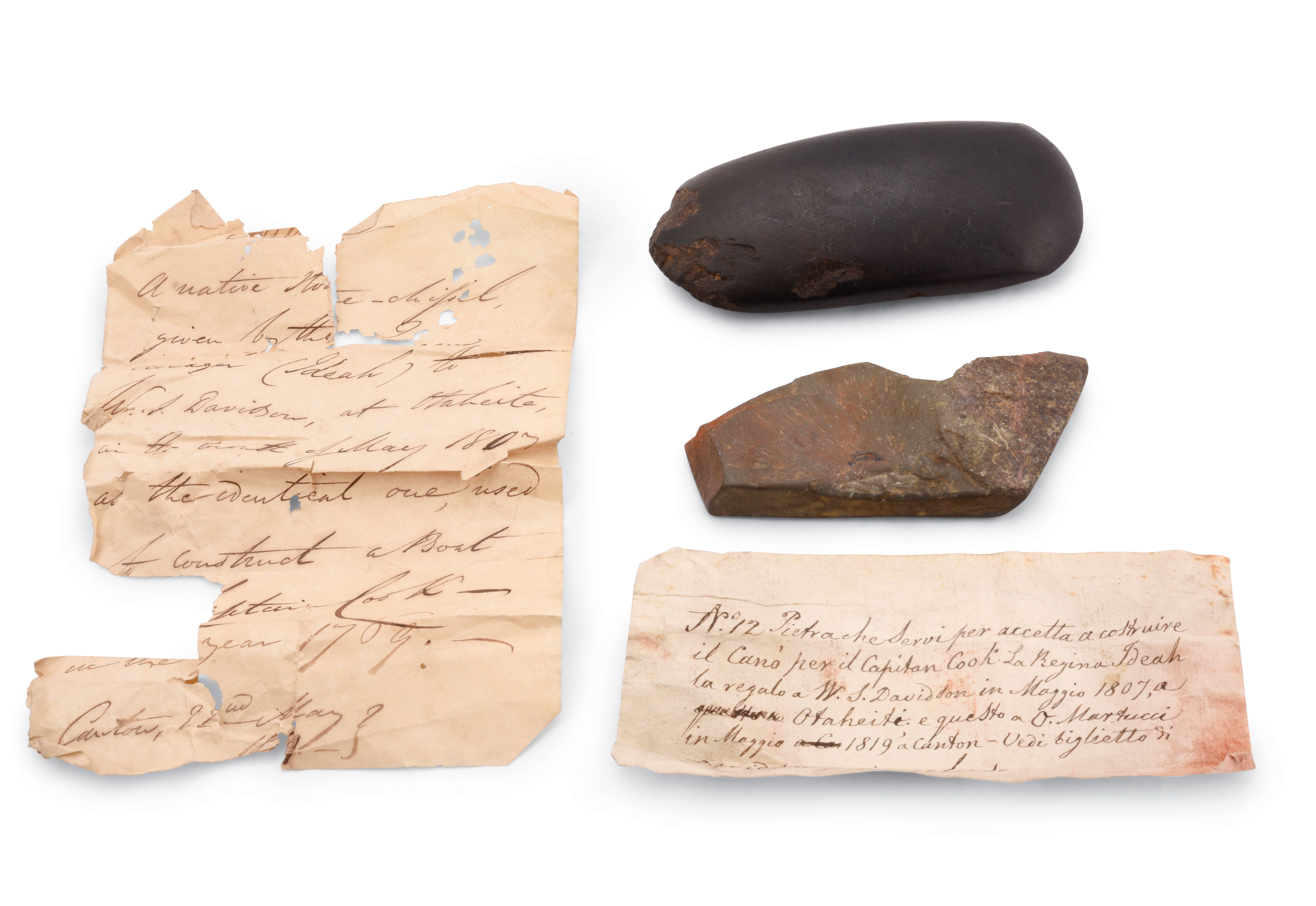 Handmade Stone Tools from the Voyages of Captain Cook | European ...