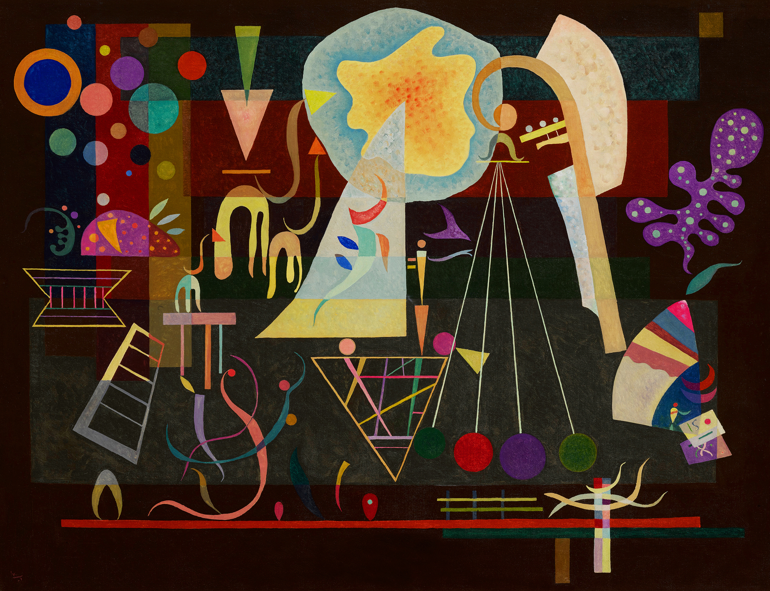 Abstract Masterpiece by Kandinsky Emerges After Half a Century | Press ...