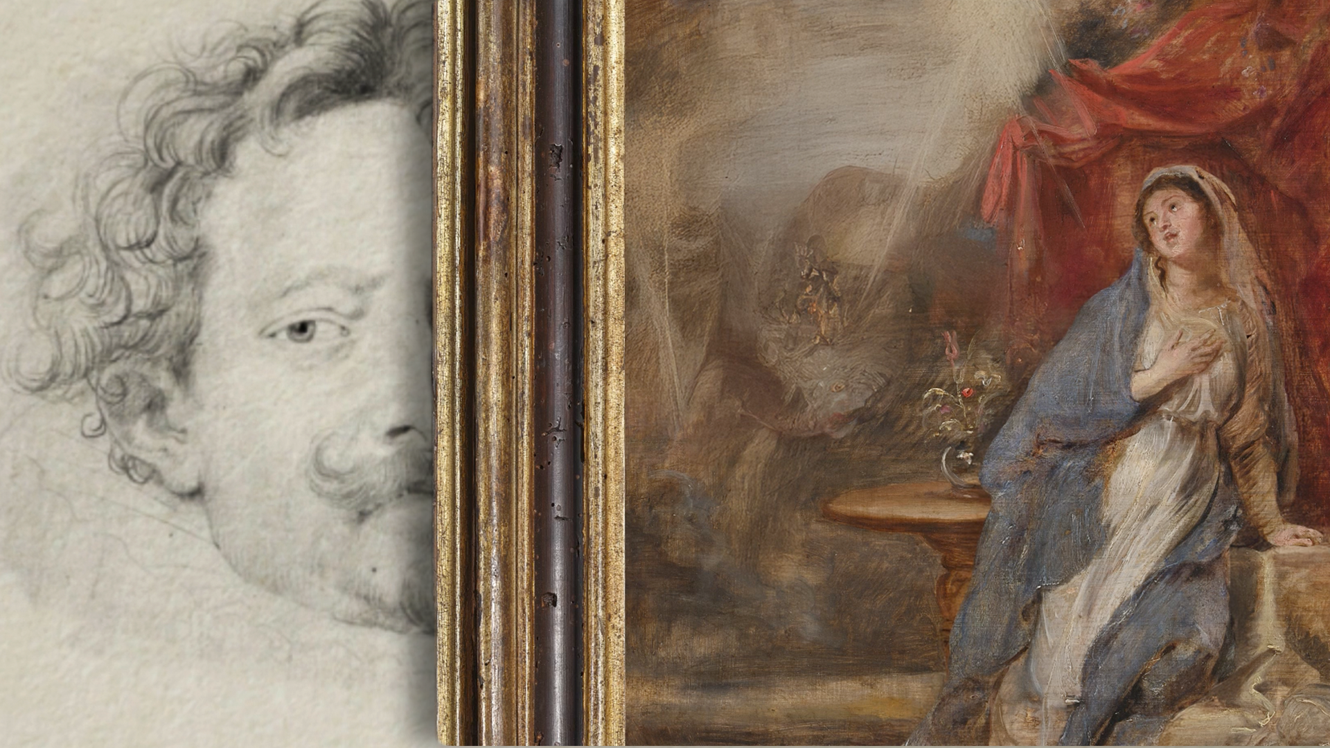 Watch Sir Peter Paul Rubens’ Genius Unfolding: The Oil Sketch of The Annunciation | Masters Week ...