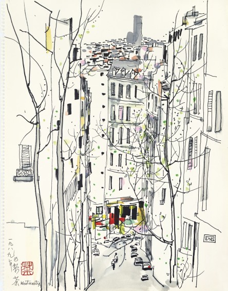 Wu Guanzhong 15 Facts About the Modern Painting Master Chinese Paintings Modern Sotheby s