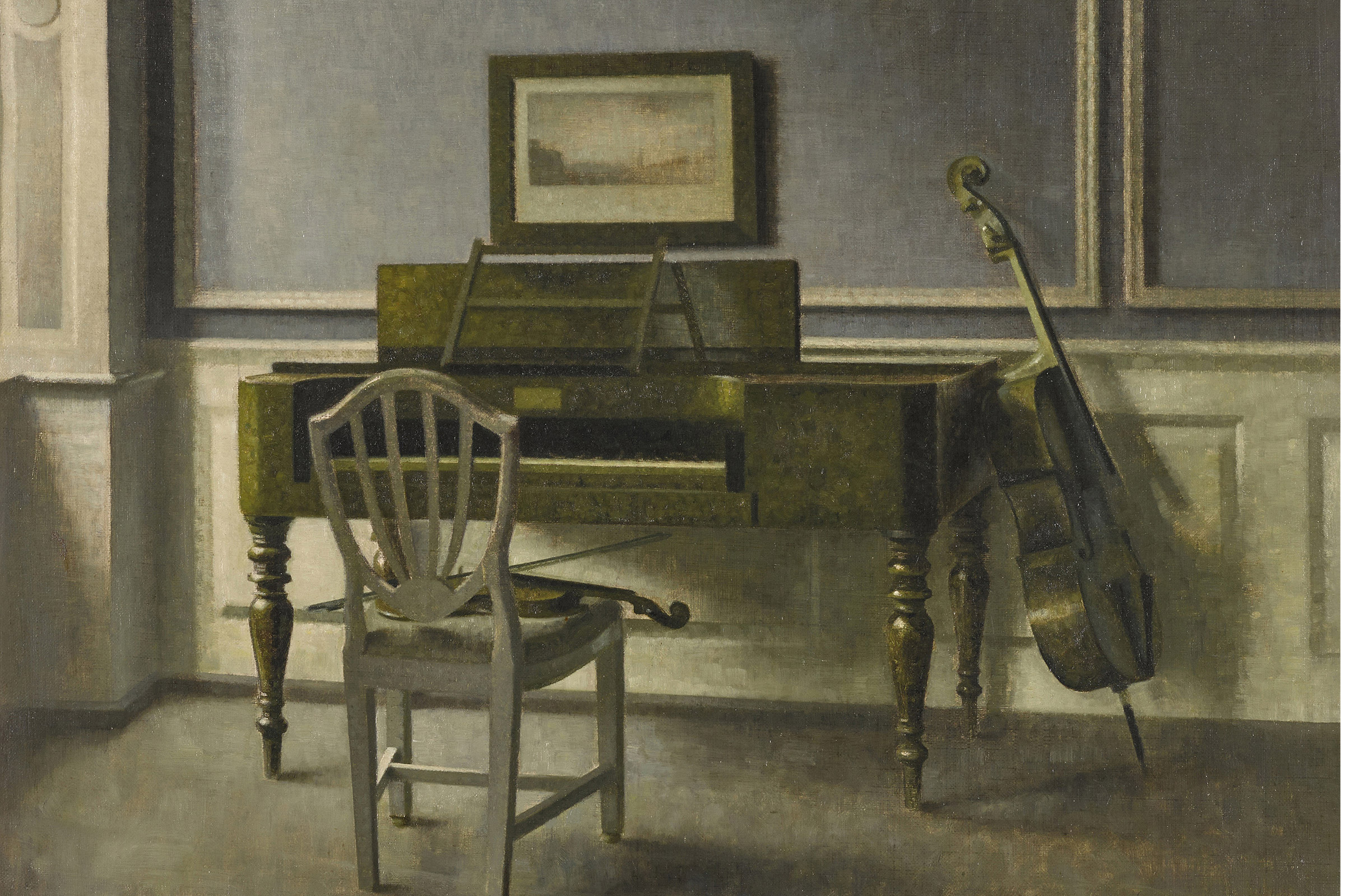 The Quotidian Poetry of Vilhelm Hammershøi’s “Interior. The Music Room ...