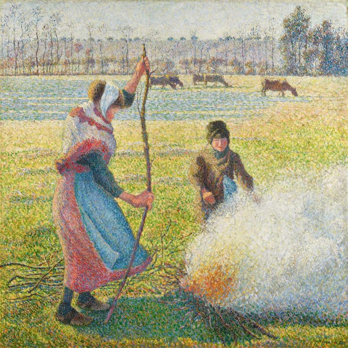 A Pointillist Masterpiece By Camille Pissarro Leads An Exceptional Trio a-pointillist-masterpiece-by-camille-pissarro-leads-an-exceptional-trio