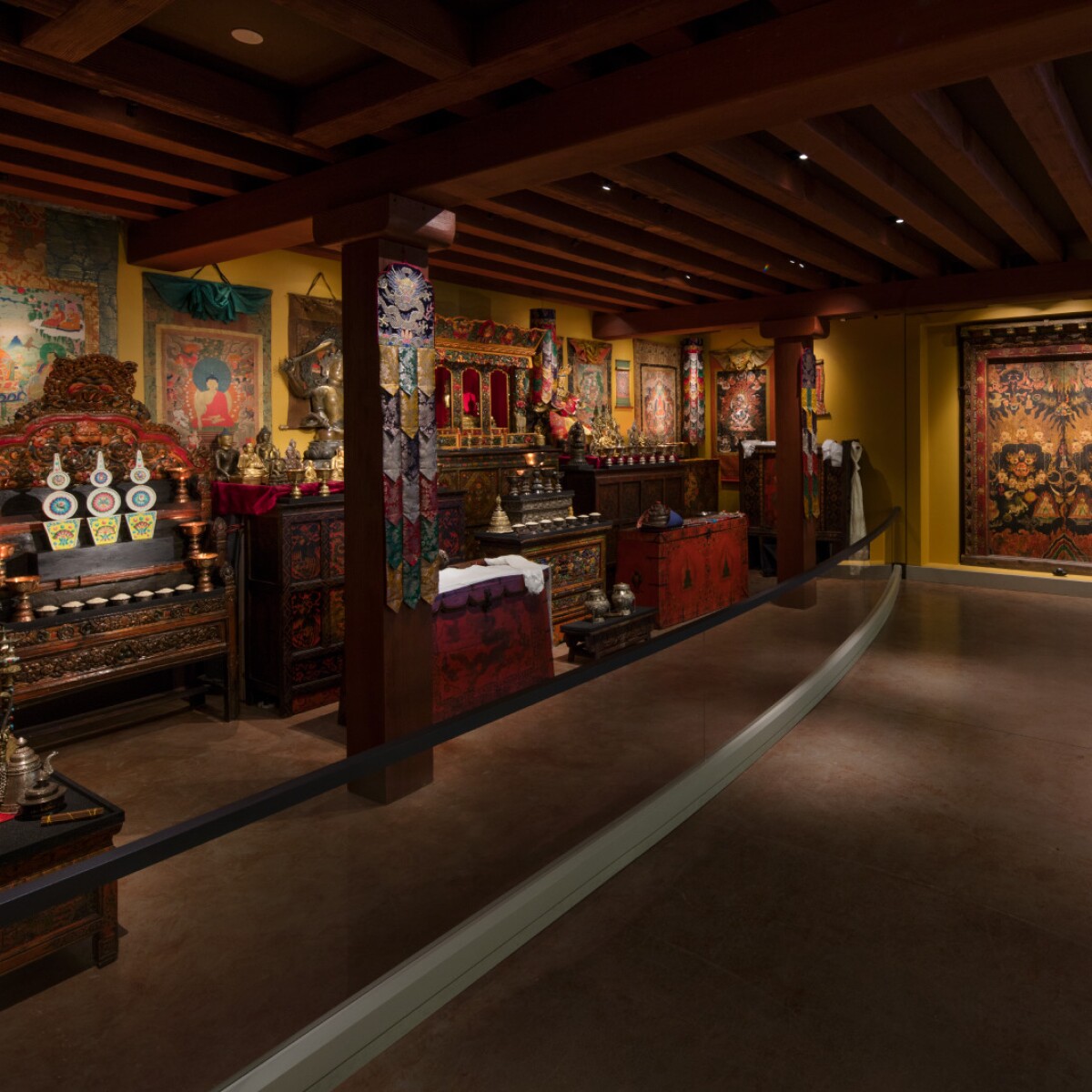 The Tibetan Buddhist Shrine Room